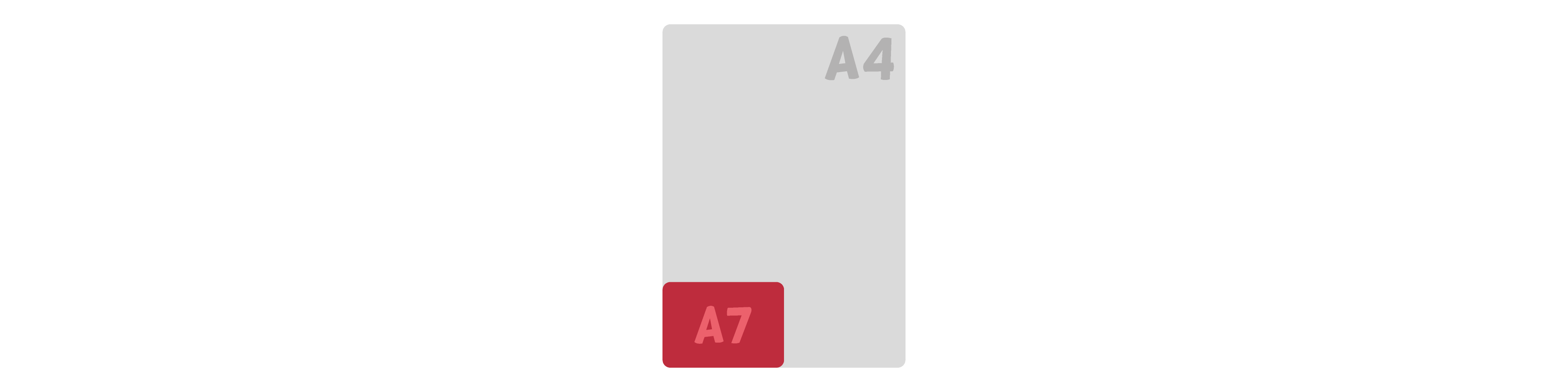 A7 Flat Flyers with Lamination